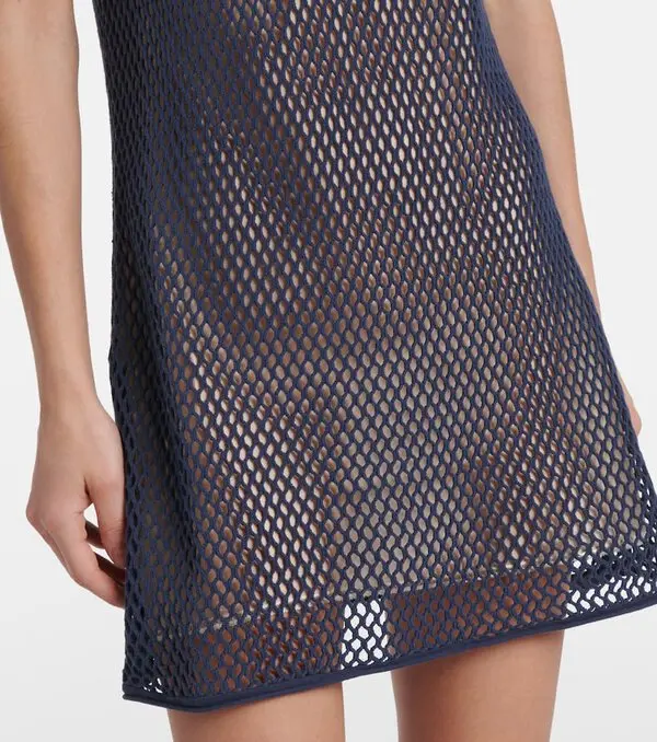 Prada Cotton Mesh Minidress