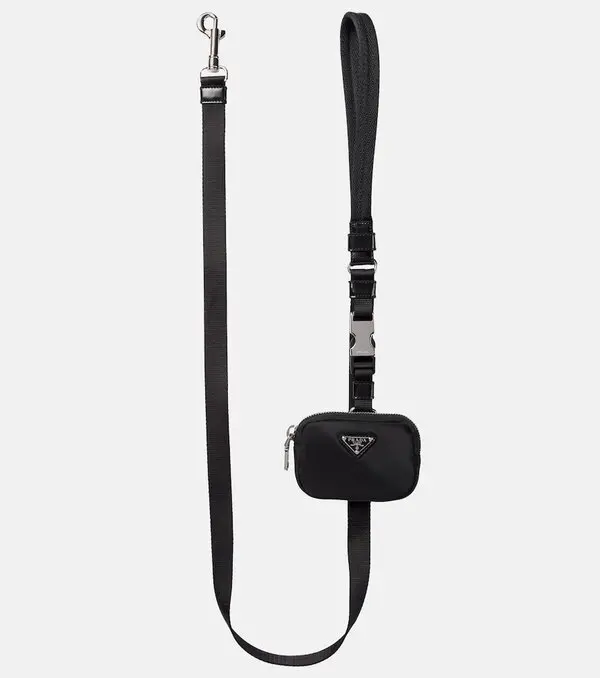 Prada Nylon Dog Leash - Black