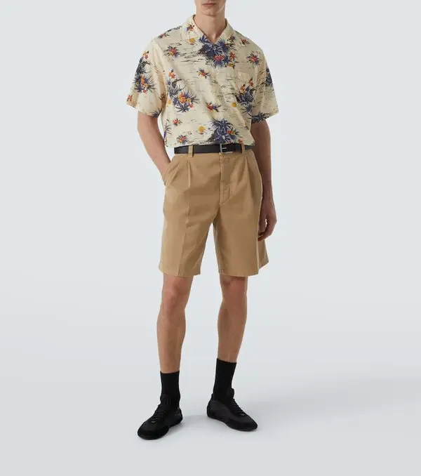 Prada Cotton Bermuda Shorts