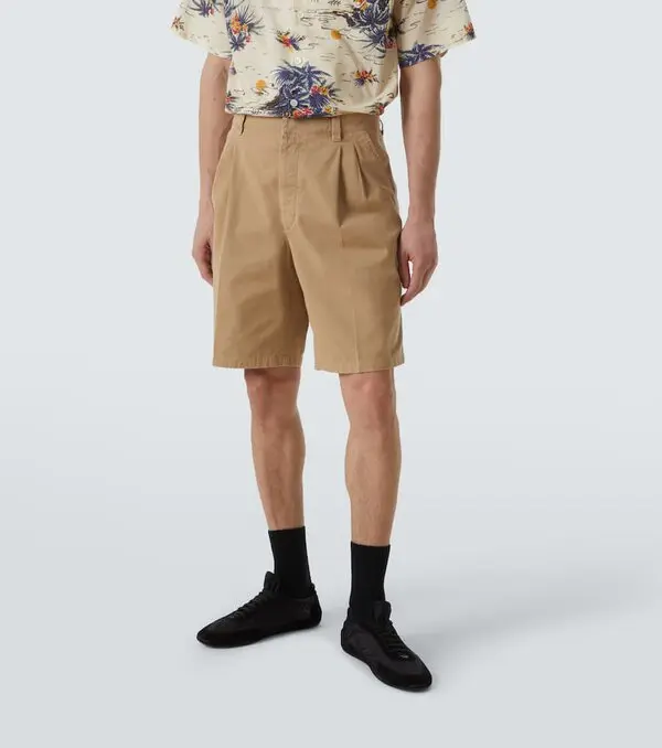 Prada Cotton Bermuda Shorts