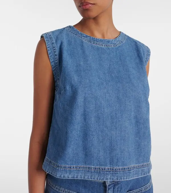 Velvet By Graham & Spencer Loren Denim Top