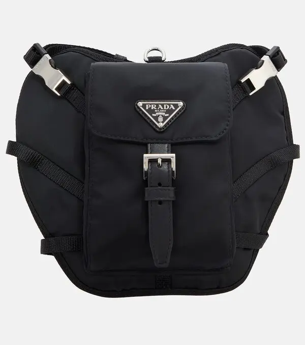 Prada Re-nylon Dog Harness - Black
