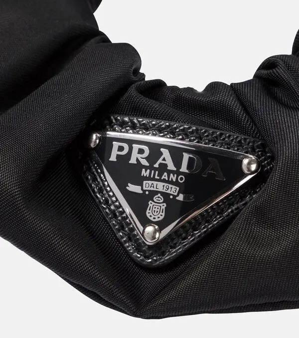Prada Re-nylon Scrunchie - Black