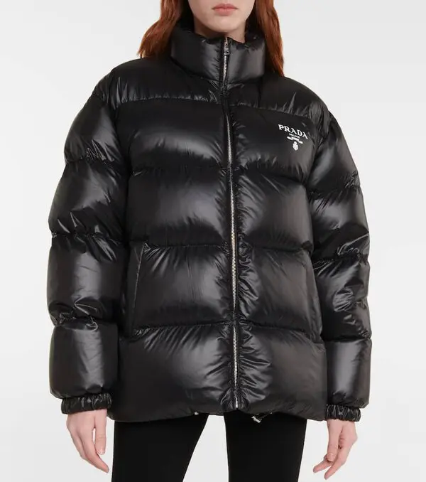 Prada Logo Down Jacket