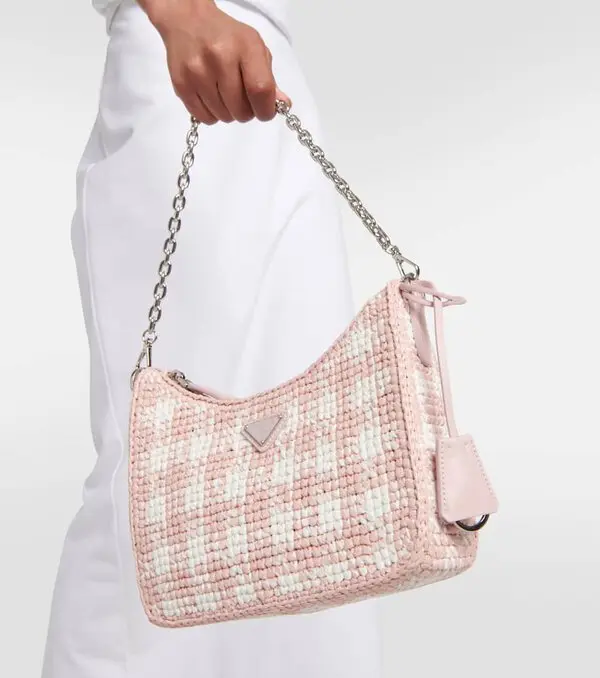 Prada Re-edition Crochet Shoulder Bag