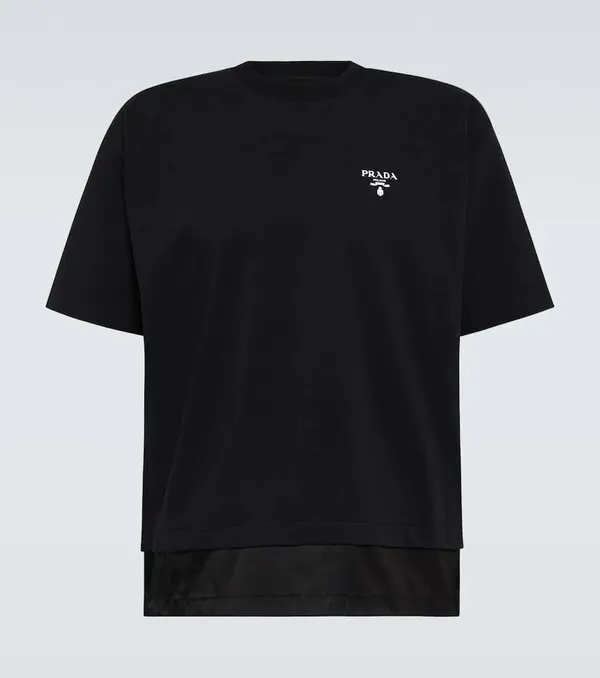 Prada Logo Cotton T-shirt