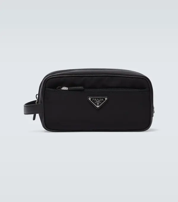 Prada Technical Fabric Pouch - Black