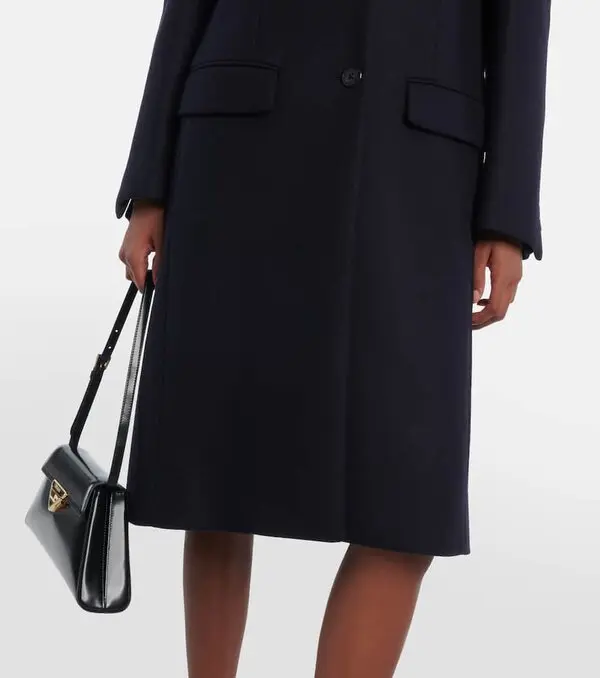 Prada Wool And Cashmere Tailored Overcoat
