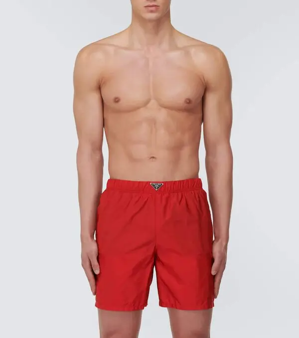 Prada Logo Swim Shorts