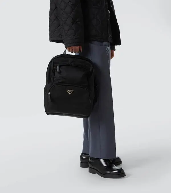 Prada Re-nylon Logo Backpack