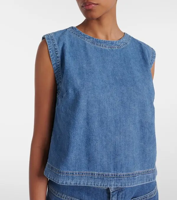 Velvet By Graham & Spencer Loren Denim Top