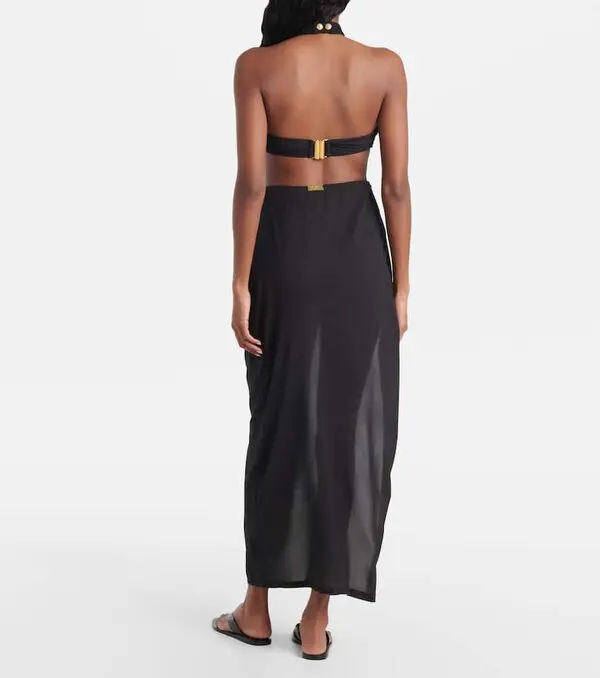 Balmain Semi-sheer Beach Cover-up