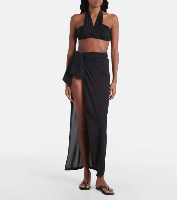 Balmain Semi-sheer Beach Cover-up