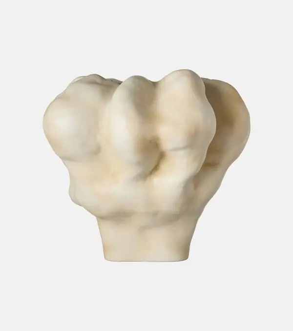 L'Objet Timna Short Porcelain Vase - Neutrals