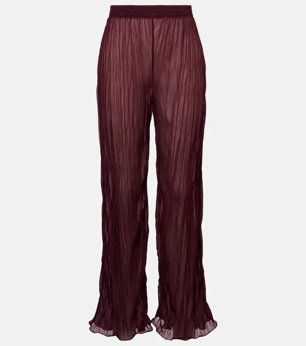 Jade Swim Amaya Wide-leg Pants - Red