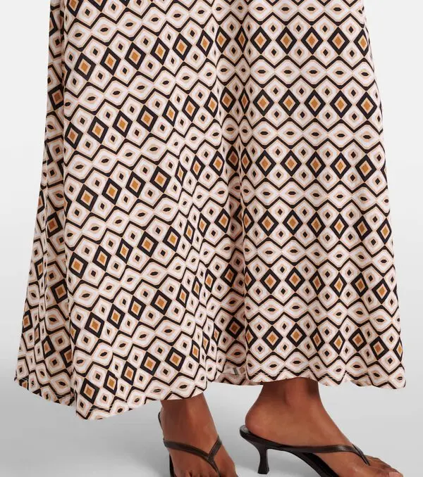 Max Mara Miki Geometric Printed Maxi Dress - Multicoloured