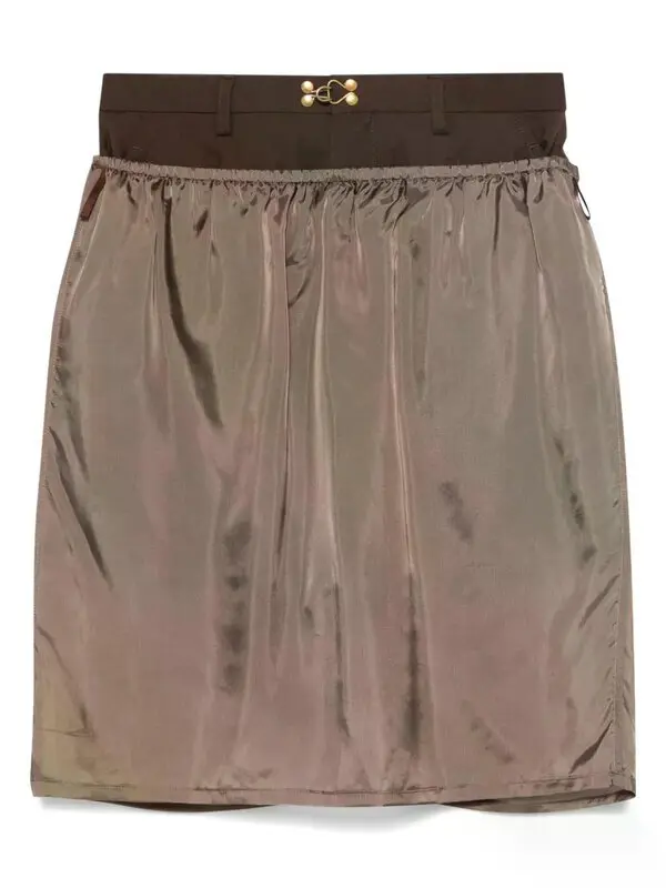 Kolor Layered Shorts - Brown