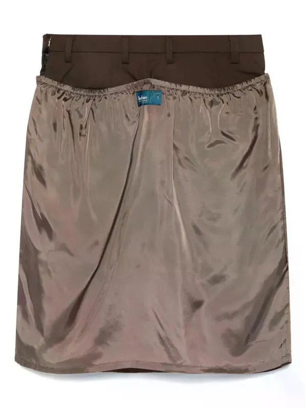 Kolor Layered Shorts - Brown