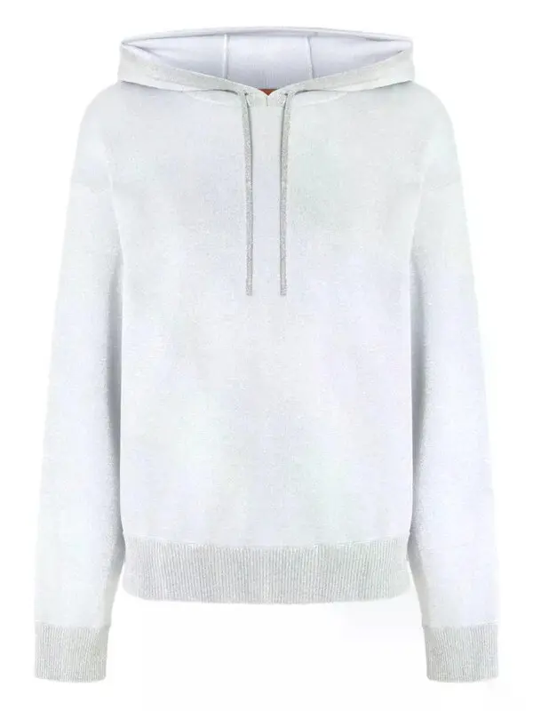 Missoni Metallic-threading Hoodie - Silver