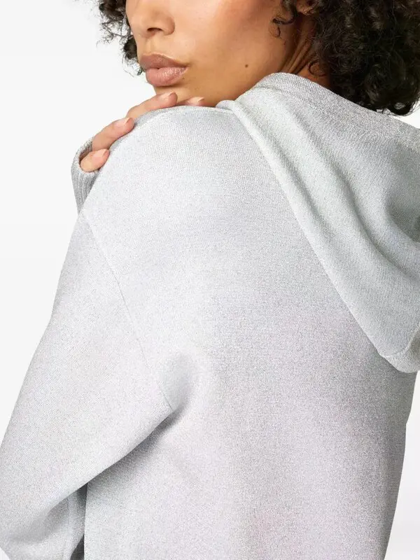 Missoni Metallic-threading Hoodie - Silver