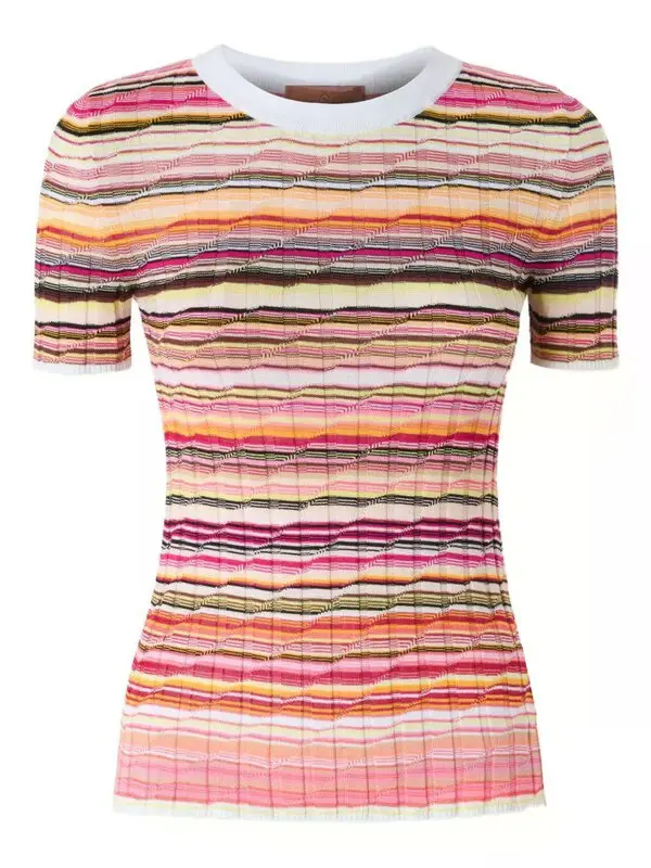 Missoni Striped Knitted T-shirt