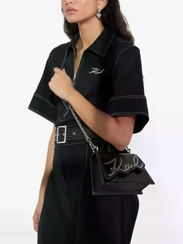 Karl Lagerfeld Small Studded Cross Body Bag