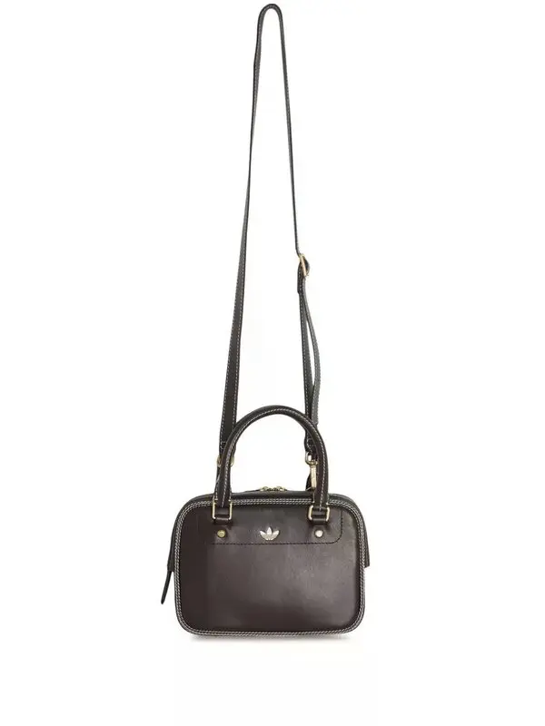 Adidas Small X Wb Logo-debossed Leather Bag