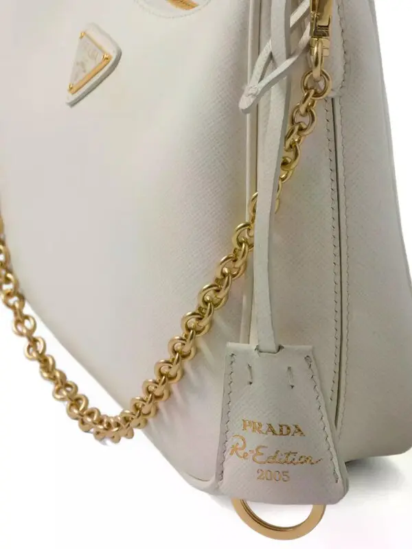 Prada Re-edition 2005 Shoulder Bag - White