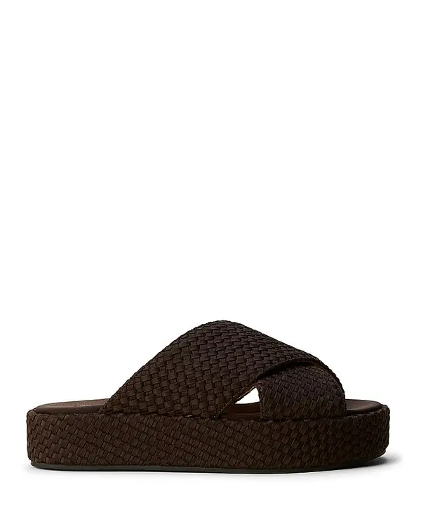 NAGHEDI Laguna Platform Sandals - Brown