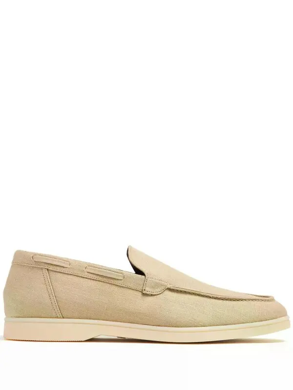AURELIEN Linen Loafers