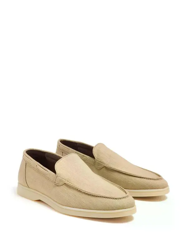 AURELIEN Linen Loafers