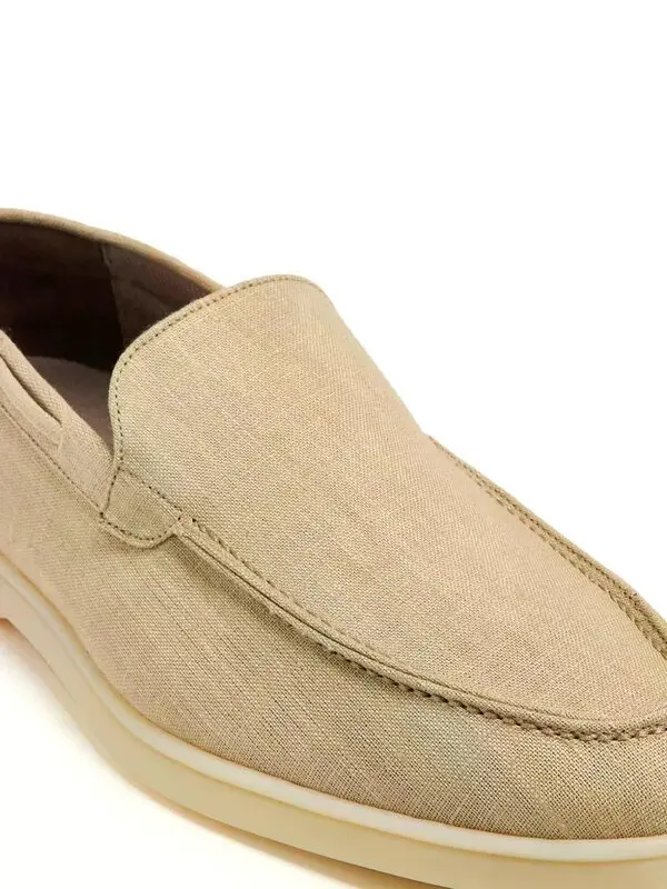 AURELIEN Linen Loafers