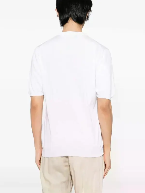 SVEVO Fine Ribbed Cotton T-shirt