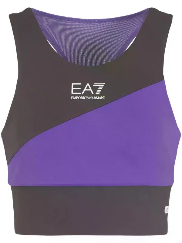Emporio Armani Dynamic Athlete Sports Bra - Purple