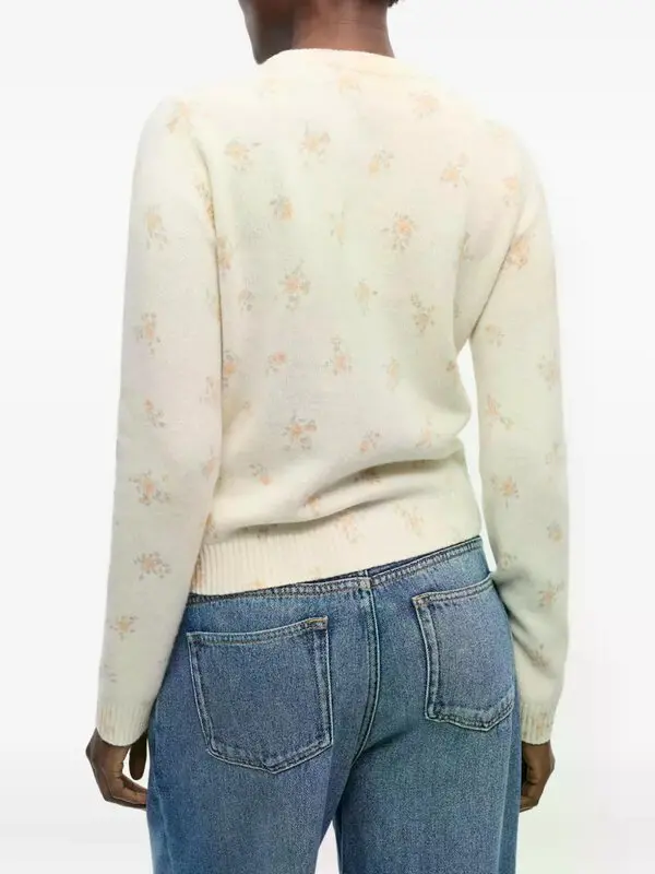 GANNI Floral Cardigan