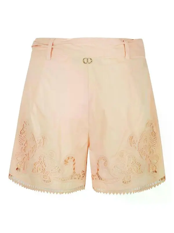 TWINSET Embroidered Shorts
