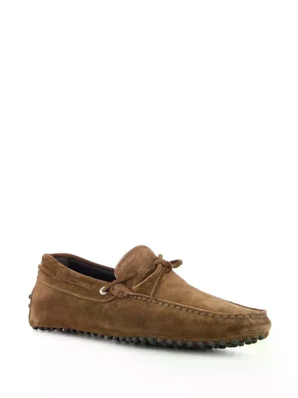 AURELIEN Lace-up Driving Shoes - Brown