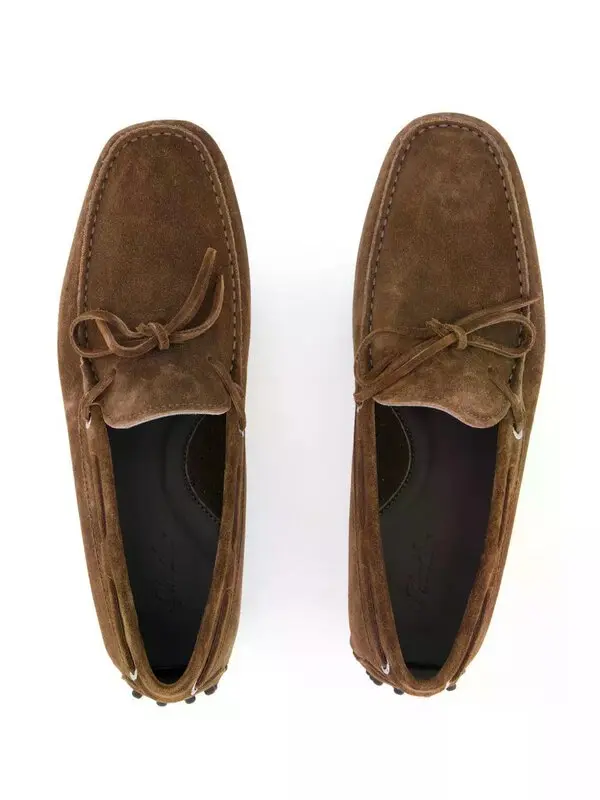 AURELIEN Lace-up Driving Shoes - Brown