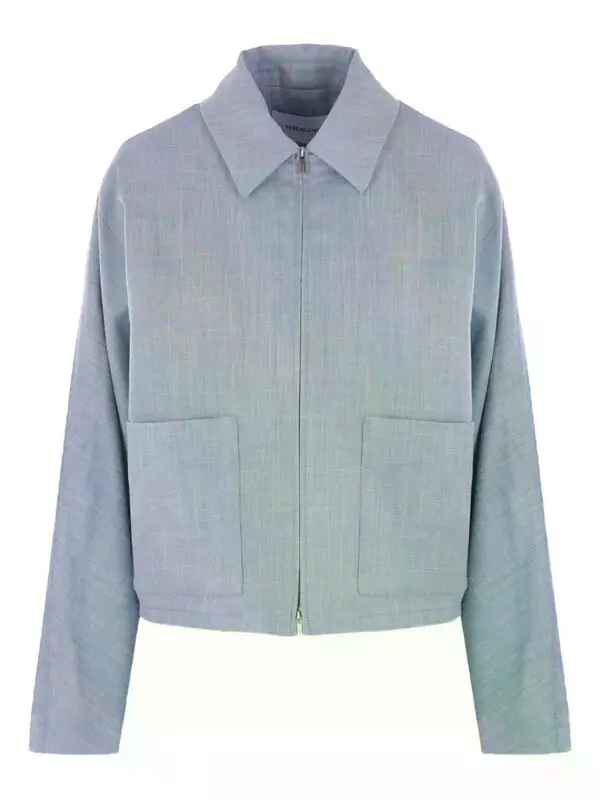 FERRAGAMO Zip-up Shirt Jacket
