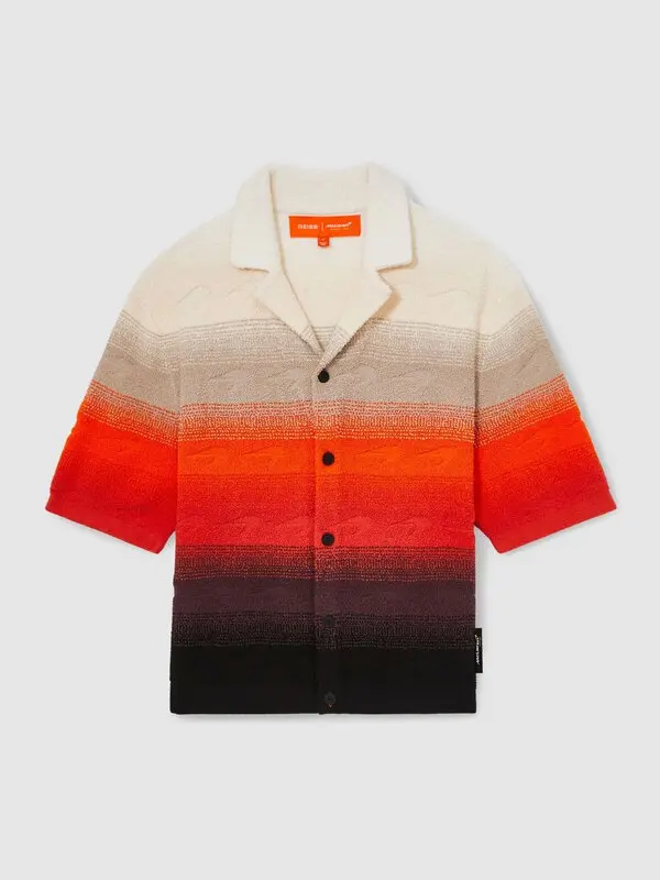 REISS X Mclaren F1 Teamreiss Pacific Mclaren F1 Team Towelling Logo Shirt