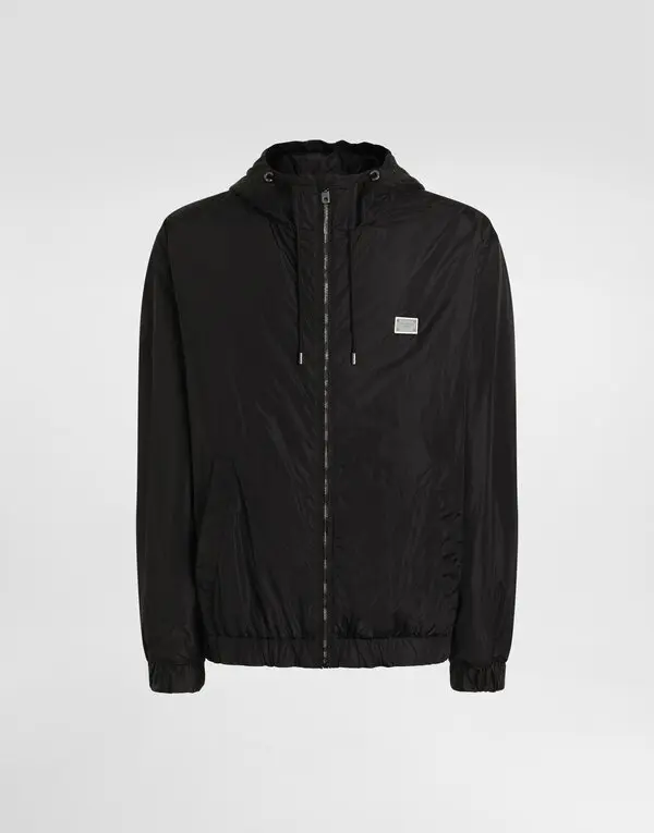 Dolce & Gabbana Technical Fabric Jacket With Logo Tag