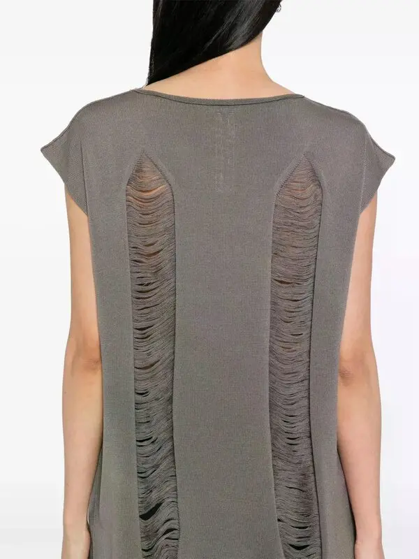 Rick Owens Sleeveless Top - Grey