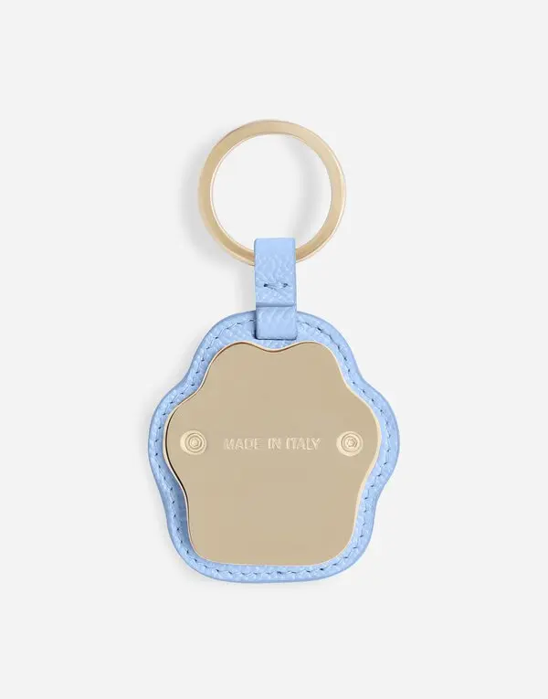 Dolce & Gabbana Calfskin Key Chain - Azure