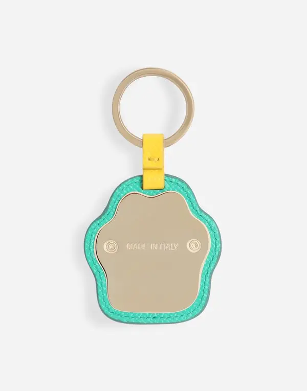 Dolce & Gabbana Calfskin Keychain - Green
