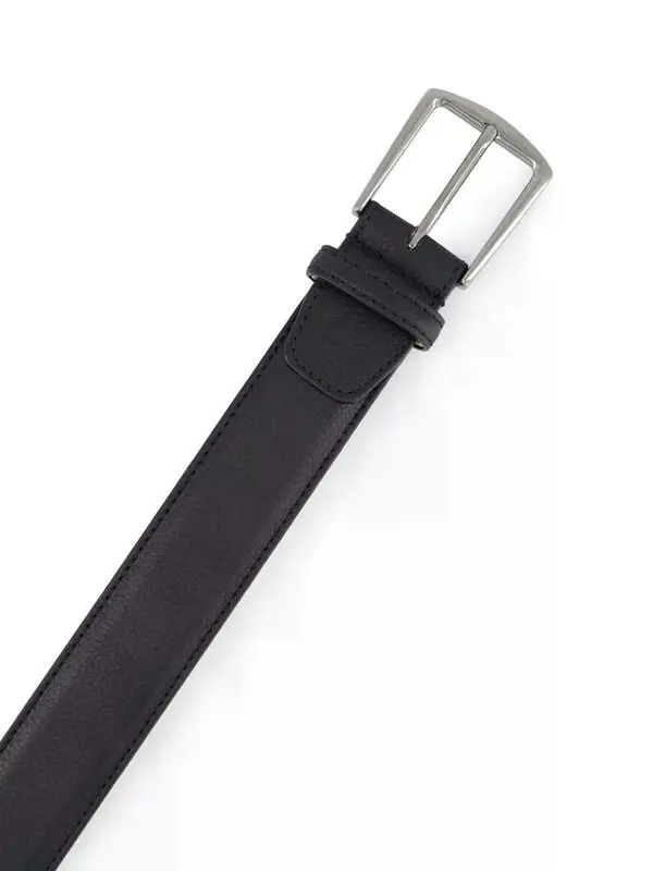 AURELIEN Buckled Leather Belt