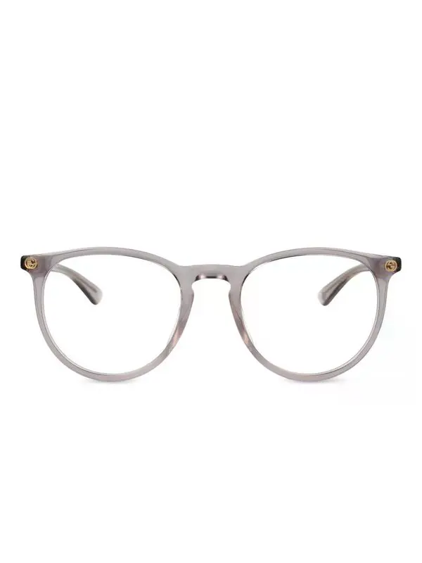 Gucci Round Frame Glasses - Grey