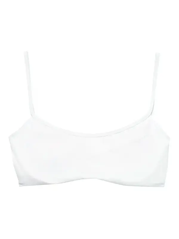 Prada Bandeau Bikini Top - White