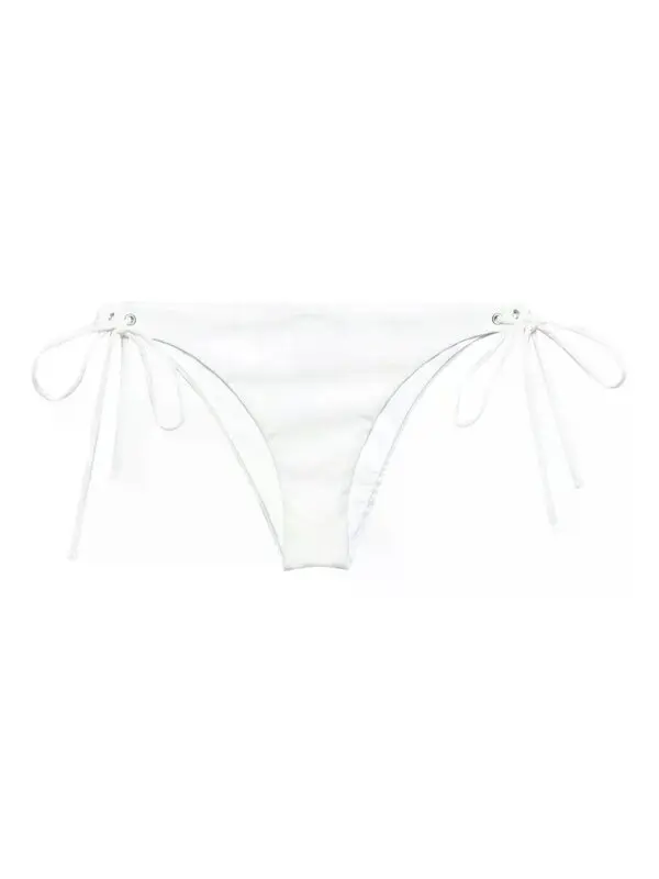 Prada Tie-side Bikini Bottoms - White