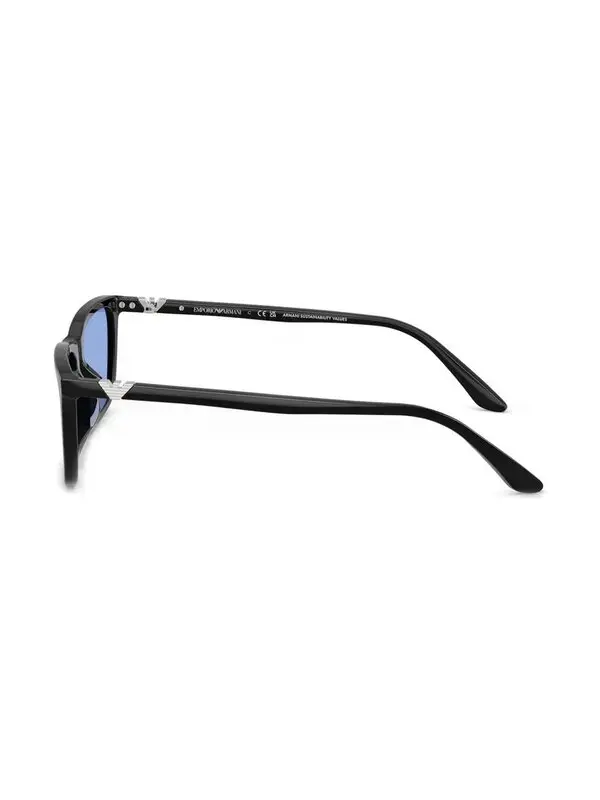 Emporio Armani Square Frame Sunglasses - Black