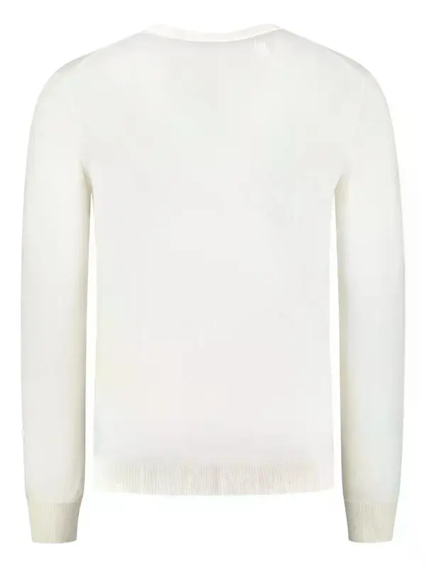 Fedeli Crew-neck Sweater - White